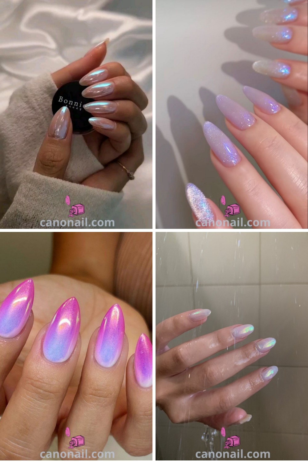 28 Trendy Chrome Nail Designs for Iridescent and Holographic Styles ...