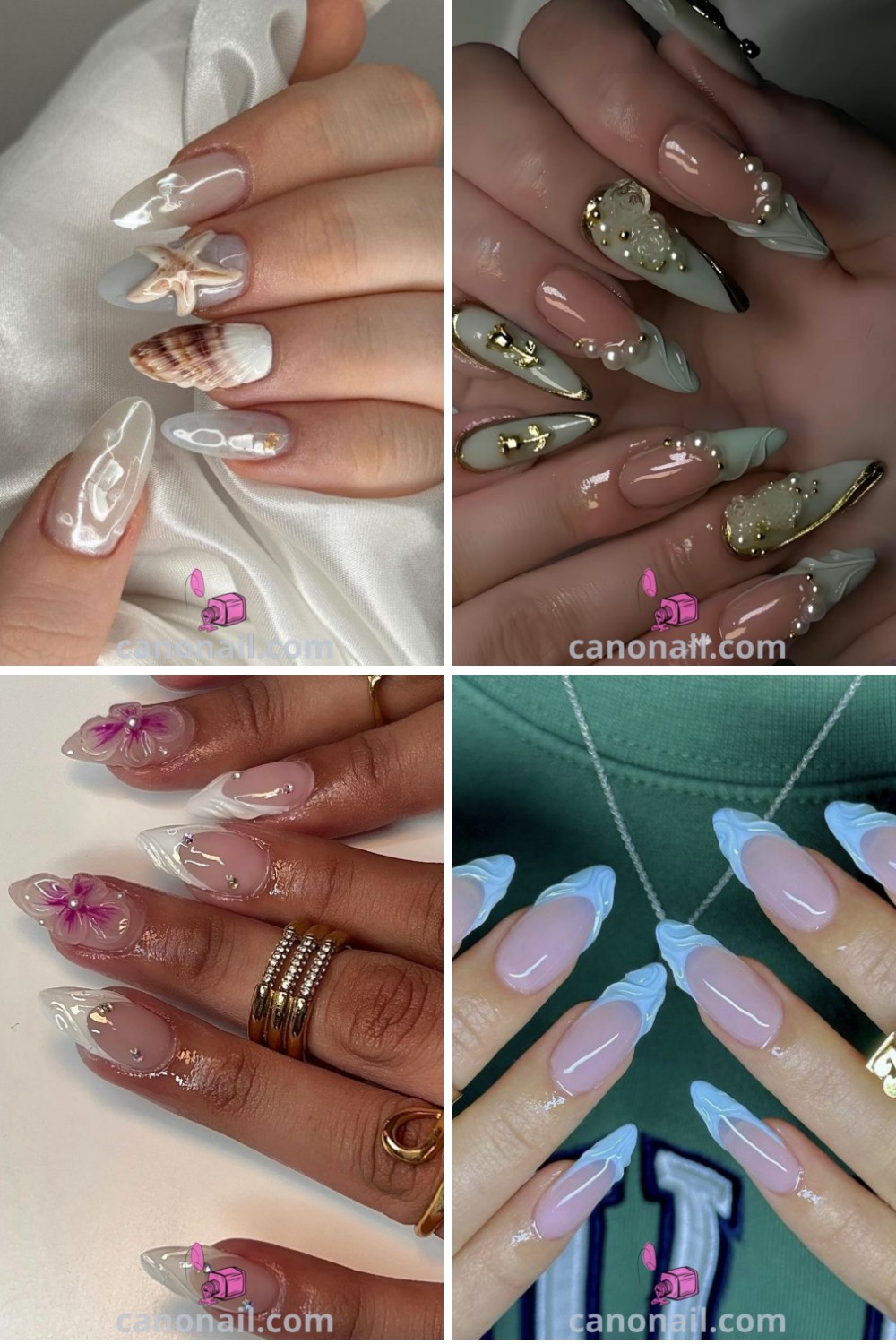 18 Stunning Beach Themed Nail Designs for Your Perfect Summer Look ...
