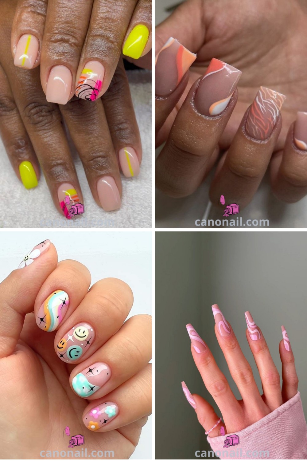29 Trendy Nail Art Ideas for Summer: From Abstract Designs to Chic ...